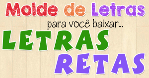 Molde de Letras Boink Let - Retas e Fáceis de Recortar